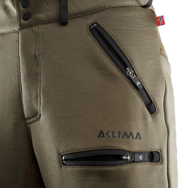 Aclima WoolShell Pant Woman Capers / Dark Earth | Widforss