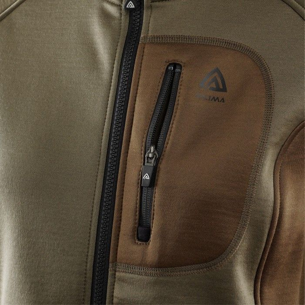 Aclima W's WoolShell Jacket Capers/Dark Earth | Milrab.no