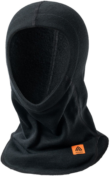Aclima WoolTerry Balaclava, musta | Widforss/Retkitukku