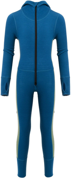 Aclima WarmWool Overall Kids lasten villahaalari, Corsair/Dill ...