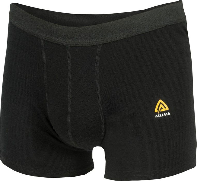 Aclima WarmWool Boxer Shorts Man Jet Black | Widforss