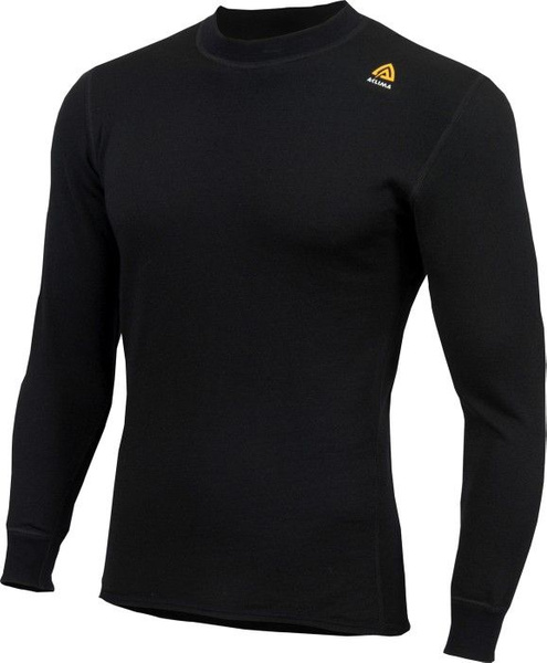 Aclima Hotwool 230 Crew Neck Unisex Black | Widforss/Retkitukku