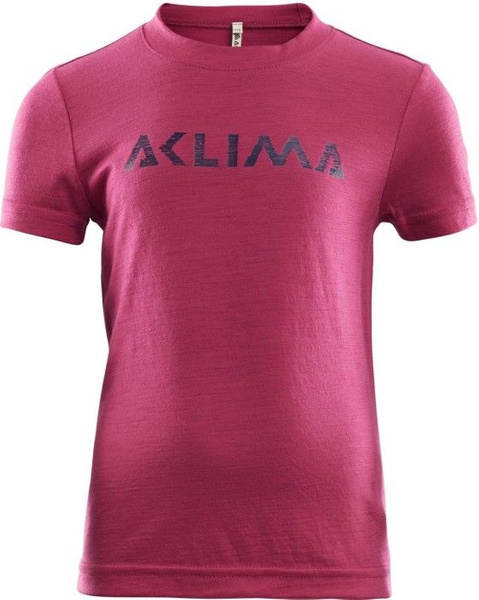 Aclima Aclima LightWool T-shirt Children Cerise | Widforss