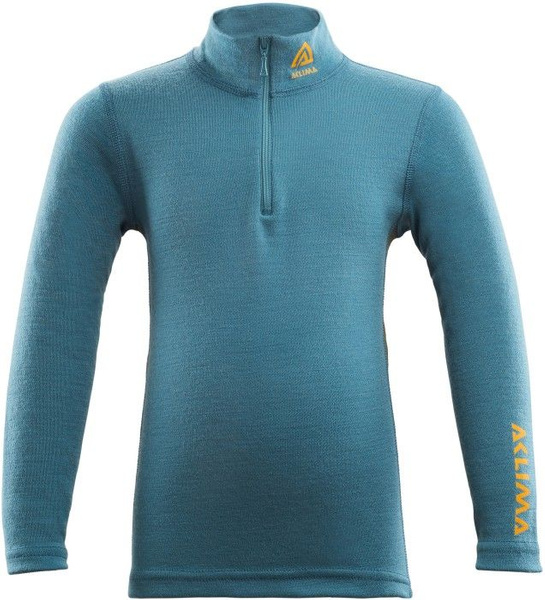 Aclima Aclima Warmwool Mock Neck Children Tapestry/Olive Night | Widforss