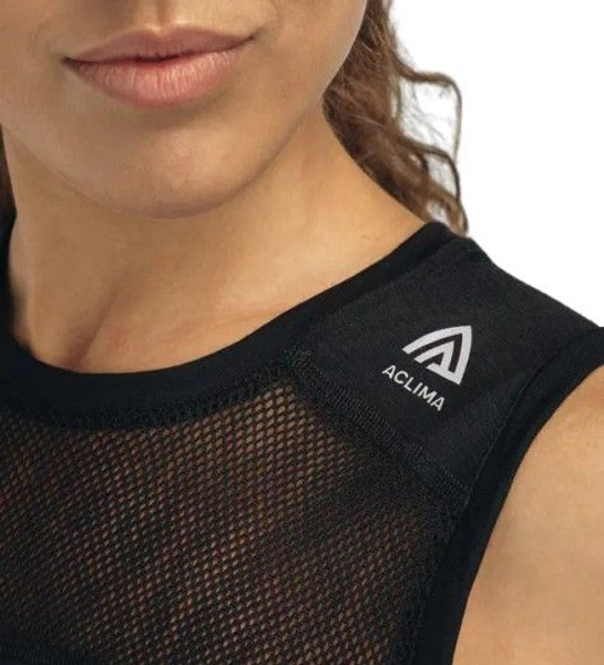 Aclima Aclima LightWool Sports Singlet W's Jet Black | Widforss