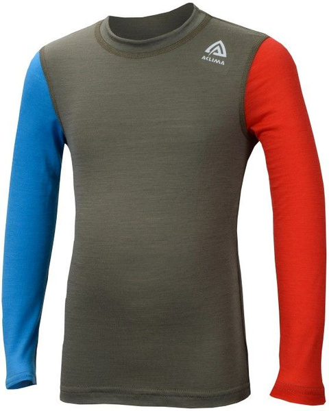 Kjøp Aclima Lightwool Crew Neck Shirt Children Ranger Green/Blithe/High ...
