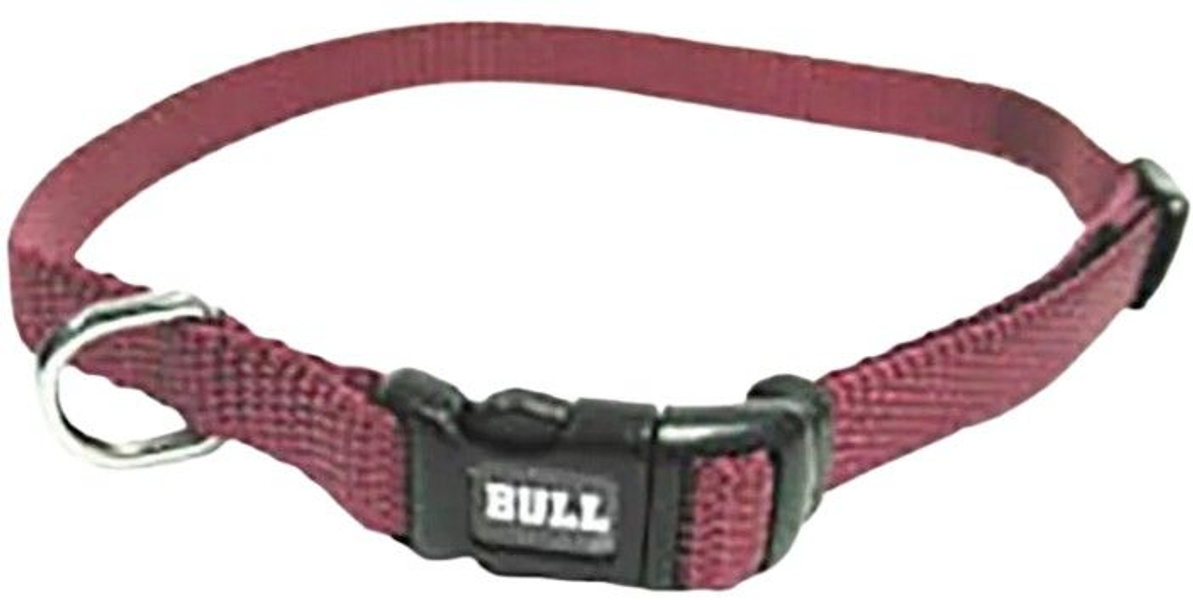 Bull Collar Nylon Burgundy 45-65 cm | Widforss