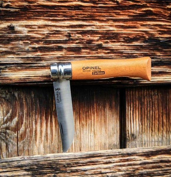 Opinel Blister N08 Beech Carbon | Widforss