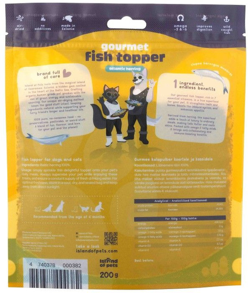 Köp Island of Pets Gourmet Fish Topper 200 g 0 - www.widforss.se