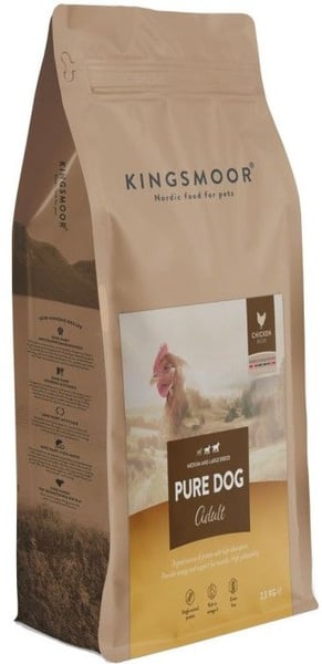 Kingsmoor Nordisk Kyckling Stor Hund 2,5 kg | Widforss
