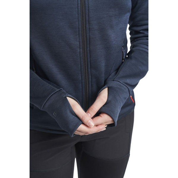 Tenson W's TXlite Hoodie Zip Dark Blue | Widforss
