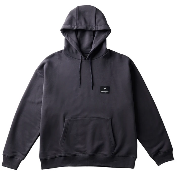 Snow Peak Nsd Square Logo Hoodie Charcoal | Widforss